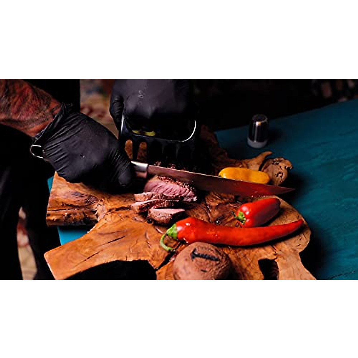 Pepe Nero Grill Smoker Barbecue Accessories Tools Set - 29 Pcs Stainless Steel BBQ Flat Top Grill Tool Kit with Case for Outdoor Cooking & Camping – Deluxe Grilling Gift for Men (Canvas Bag)