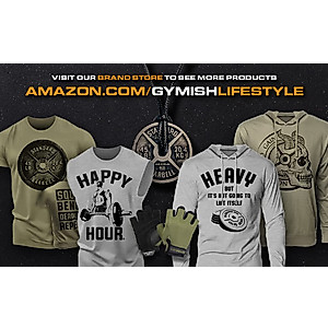 Gymish Lifestyle Graphic Gym Muscle Tank Tops for Men – Funny Sleeveless Workout Lifting Shirts (Large, 051. Skull Plate Grey)