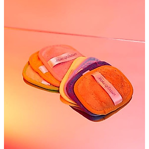 Makeup Eraser The Original, 7-Day Set, Erase All Makeup with Just Water, Including Waterproof Mascara, Eyeliner, Foundation, Lipstick, Sunscreen, and More Sunset Boulevard, 7ct.