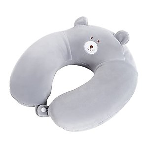 Travel Pillow Memory Foam Neck Pillow Head Support Soft Pillow for Sleeping Rest U Shaped Neck Pillow With Washable Microfiber Cover Portable Headrest Great for Airplane Chair Car Home Office Use