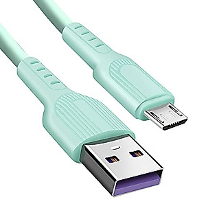BGNTBUK Ps5 Controller Cable 2m Silicone Data Cable Mobile Phone Color Fast Charging Line Liquid Soft Plastic Flash Charging Cable Suitable for Android Charging Port Ps5 Controller Wire