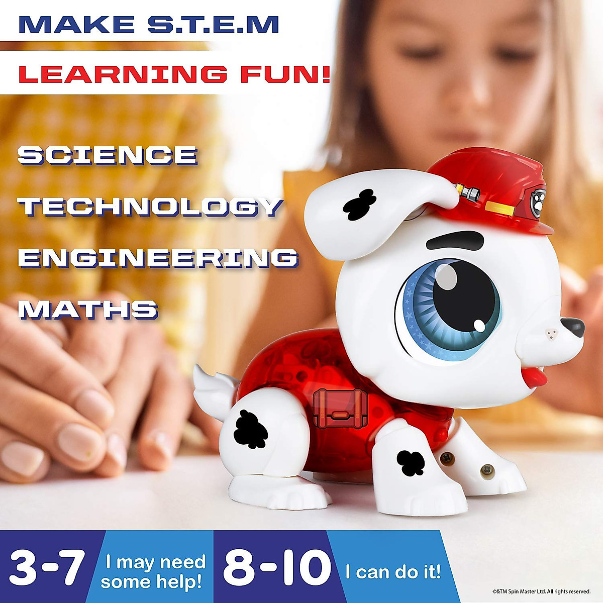 Paw Patrol Marshall Robotic Build-A-Bot Toy: Ages 4+ for Boys & Girls - Ideal Easter Gift!