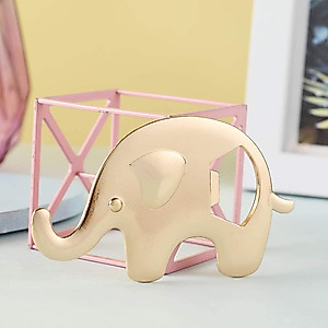 DAJAMAI 24 Pack Pink Elephant Bottle Opener Girl Baby Shower Party Favor for Guests Elephant Shaped Bottle Opener Baby Shower Favors Birthday Bridal Shower Souvenirs Wedding Favor Gift (Pink)
