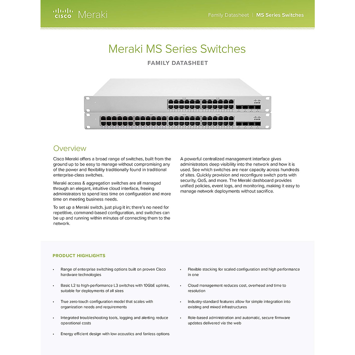 MS120-8LP-HW Cisco Meraki Cloud Managed Network Switch NO License