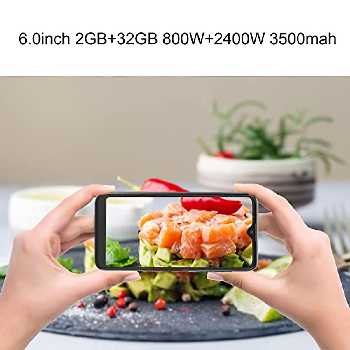 S22 Ultra Unlocked Smartphone, 6in 2GB RAM 32GB ROM Cell Phone Unlocked for Android 12.0, MTK6895,Dual SIM, 8MP 24MP Dual Camera,3500mAh Mobile Phone Support 128GB Expandable, WIFI BT GPS(Green)