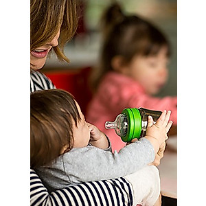 Klean Kanteen Kid Baby Bottle with Lid, Brushed Stainless, One Size/9 oz