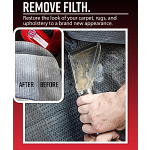 Adam's Polishes Non-Heated Carpet Extractor, Powerful Spot and Upholstery Cleaner, Clear Hand Tool, 15 Foot Hose, Easy Dirt and Spot Removal for Vehicles