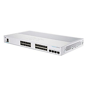 Cisco Business CBS250-24T-4G Smart Switch | 24 Port GE | 4x1G SFP | Limited Lifetime Protection (CBS250-24T-4G-NA)