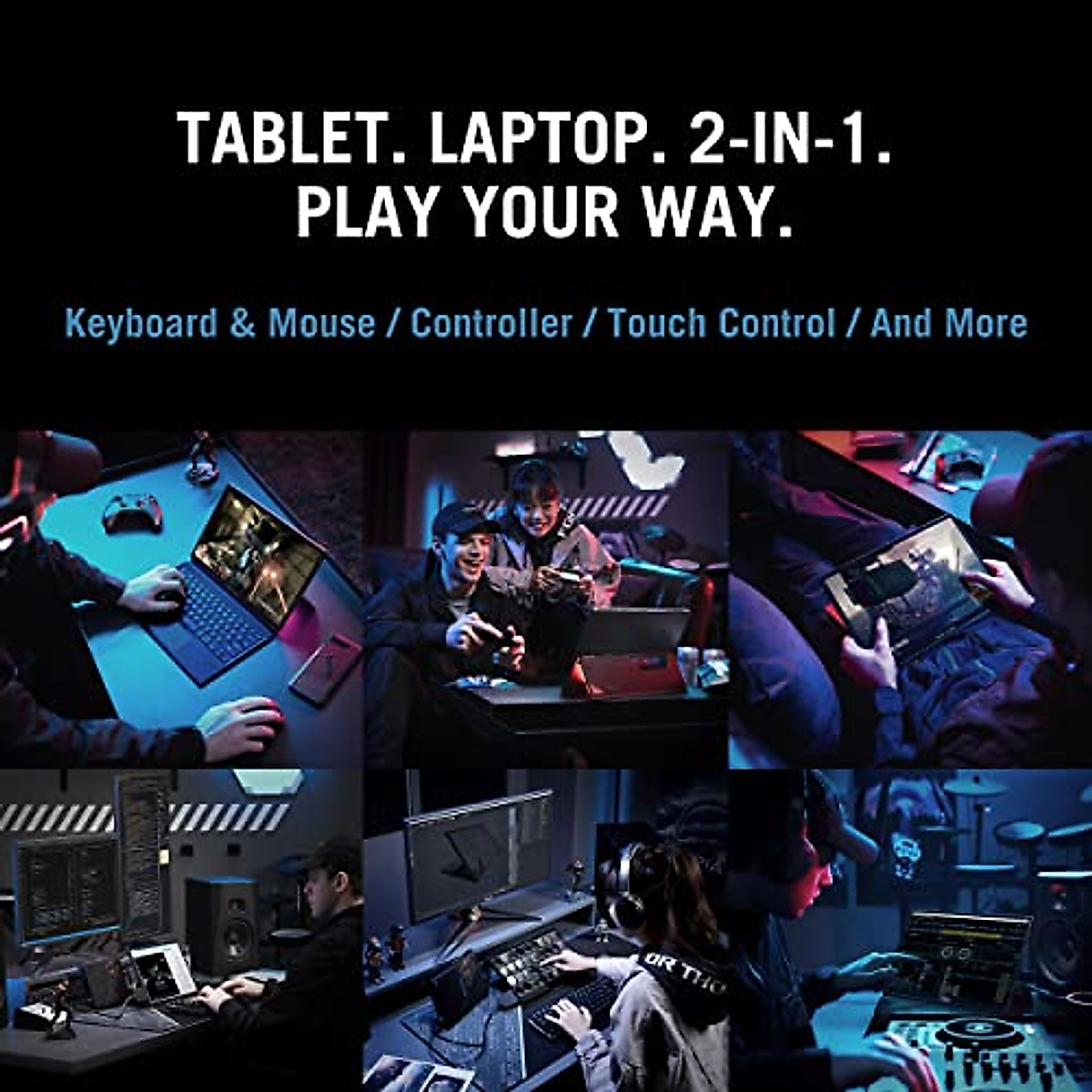 ASUS ROG Flow Z13 Gaming Tablet, 13.4” 4K Display, RTX 3050 Ti, 12th Gen Intel Core i9, 16GB RAM, 1TB SSD, XG Mobile Dock (RTX 3080), Detachable RGB Keyboard, Stylus, Win11, GZ301ZE-XS94-B