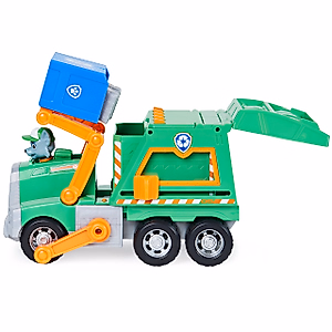 Paw Patrol, Rockyâ€™s Reuse It Deluxe Truck with Collectible Toy Figure and 3 Tools, for Kids Aged 3 and up