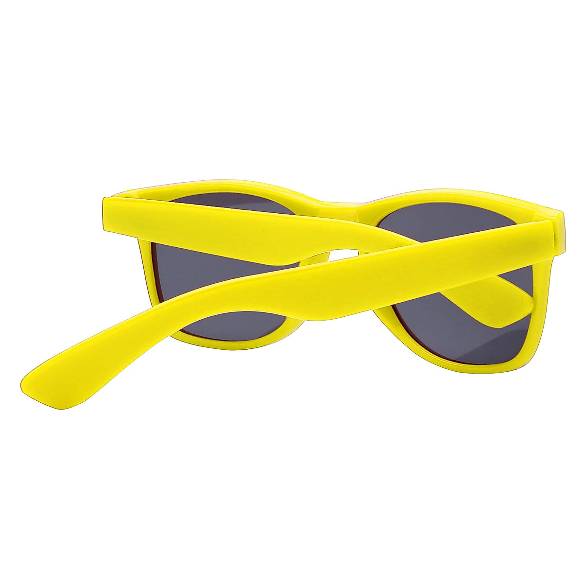OWL Retro Style Yellow Frame Vintage Smoke Lens Sunglasses for Ladies