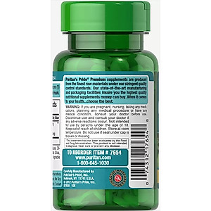 Puritan's Pride Ginkgo Biloba Standardized Extract 60 mg Tablets, 120 Count