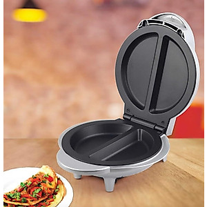 Brentwood Electric Omelet Maker, Non-Stick, Silver