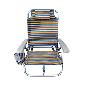 Hurley Deluxe Backpack Beach Chair, One Size, Sunset