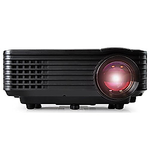 Pyle Portable Video-Projector Full HD with Remote - Home Theater-Projector Tv Digital Movie-Projector - 1080p Support 80" Led-LCD-Display USB/HDMI Mac,Computer and Laptop - Pyle PRJG88, BLACK