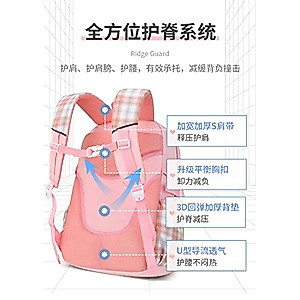 MQUN Cute Backpack Travel Backpack School Bag Multifunctional School Durable School Bag with Doll Pendant