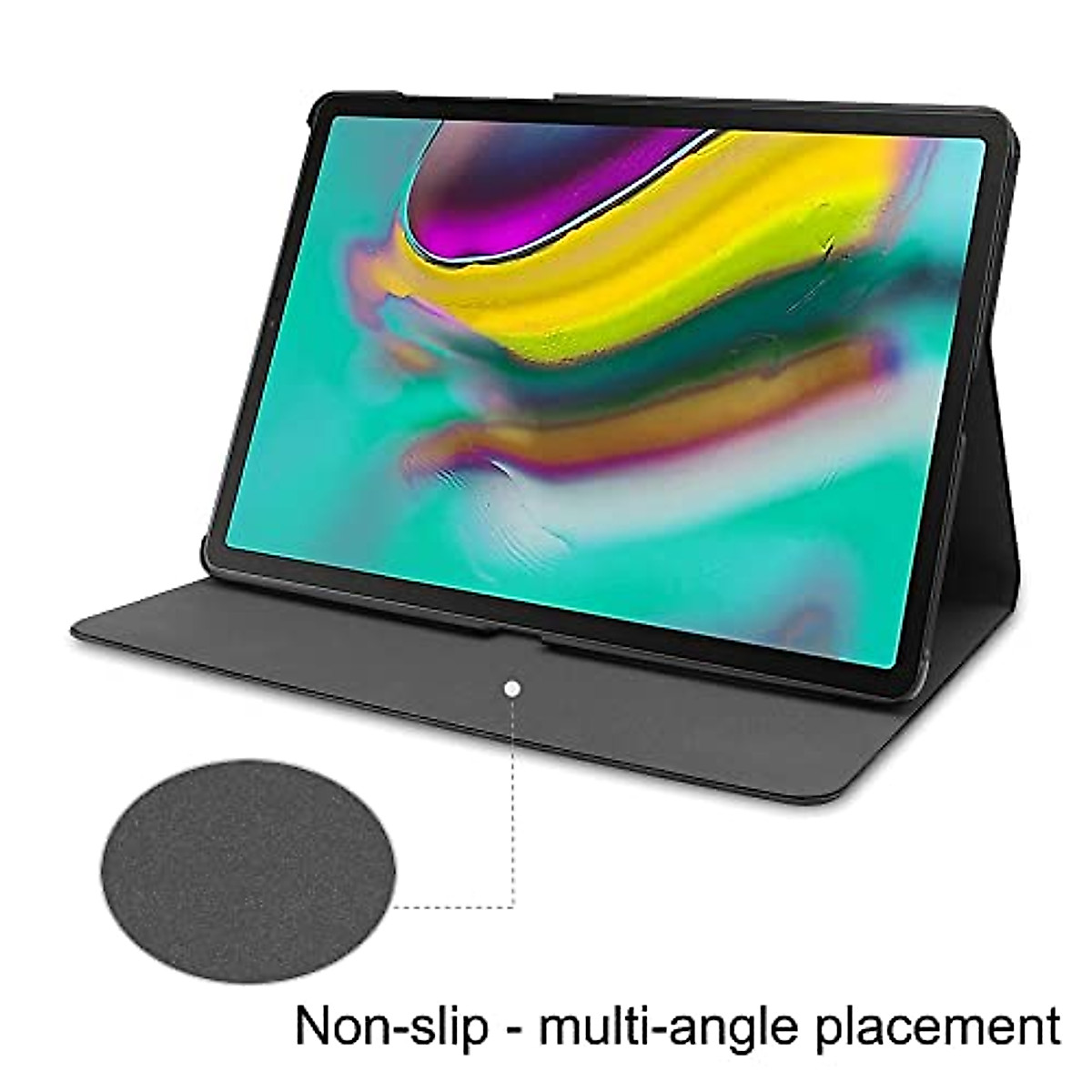 for Samsung Galaxy Tab S5E 10.5 T720 T725 (2019 Release) Tablet Cover,Ultra Slim Folio Stand Sleep/Wake Up Leather Case for Galaxy Tab S5e SM-T720 SM-T725C 10.5" (Light Blue)