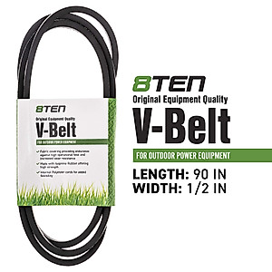 8TEN Drive Belt for Ariens 21546076 AYP Husqvarna 936038 936039 YTH 20K46 LT 125 TC 130