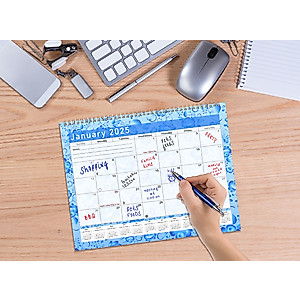 2025 Monthly Desktop/Wall Calendar/Planner - Habit Tracker - Daily, Weekly & Monthly Goal Motivational Habit Tracking Journal Inspirational - (Edition #019)