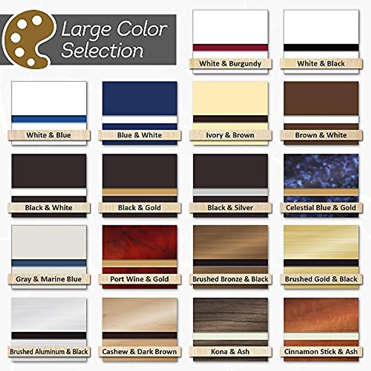 Name Tag, Magnetic Name Tags, Personalized Name Tags, 1" x 3", Durable Engravable Impact Acrylic Material, Made in The USA by My Sign Center (Classic Rectangle)