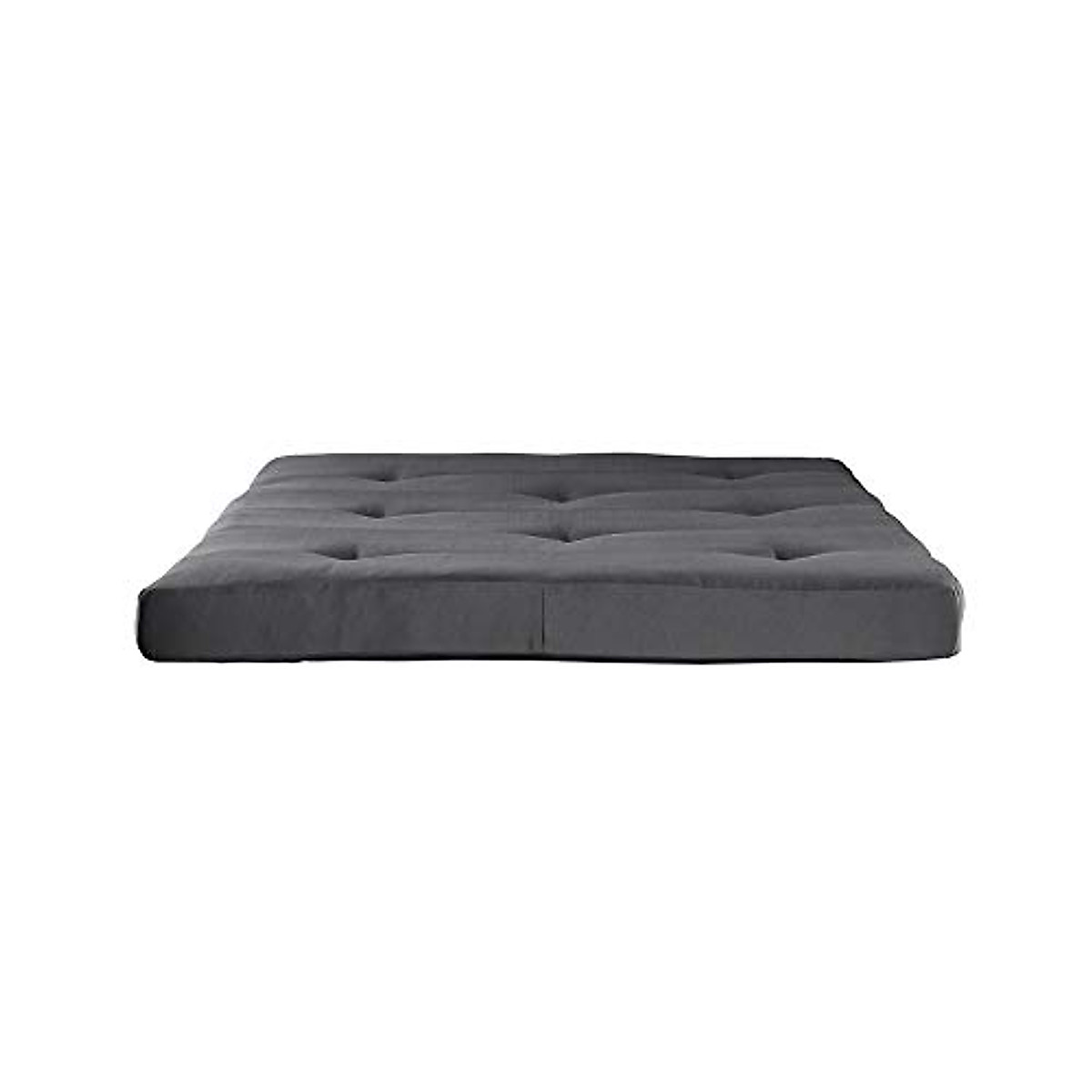 DHP Carson 6 Inch Thermobonded High Density Polyester Fill Futon Mattress, Grey