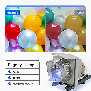 Pugody 1020991 UF70 UF70w Quality Replacement Projector Lamp Bulb for Smart Board SB600i6 Smart Board UF70 UF70W Smart Board Unifi 70 Smart Board Unifi 70W LIGHTRAISE 60WI2 SLR60wi2 SLR60wi2-SMP