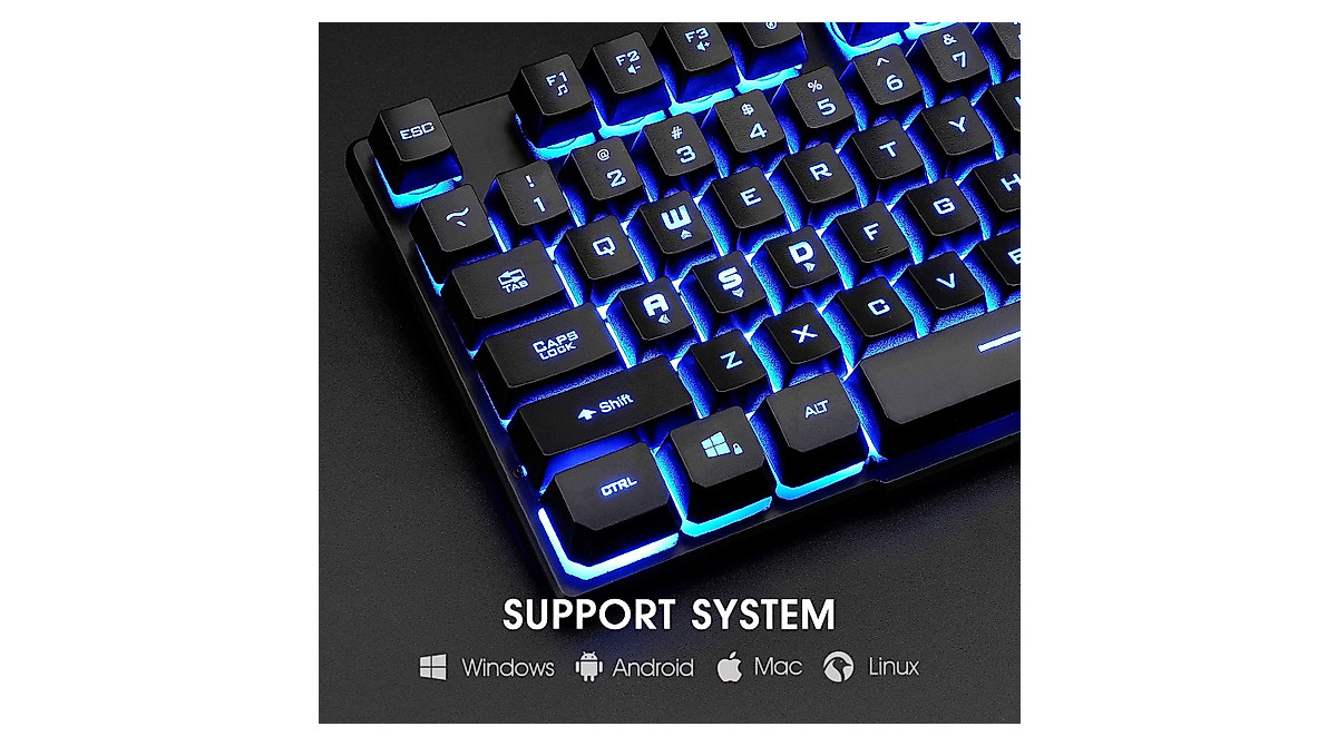 Rii Gaming & Office Keyboard Mouse Set | LED Backlit