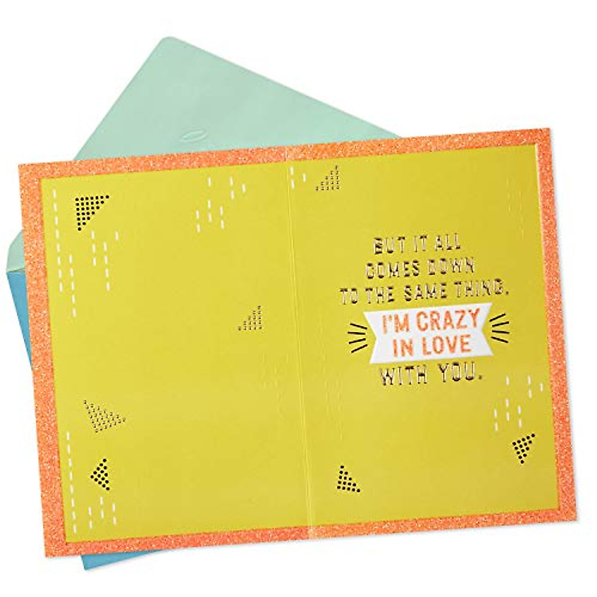 Hallmark Funny Love Card, Crazy (Romantic Valentines Day Card, Anniversary Card or Birthday Card)