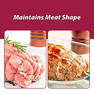 HIC Roasting Straight Trussing Needles, for Poultry and Stuffed Roasts, 18/8 Stainless Steel, 8-Inches, Set of 2, for Securing Stuffed Turkey, Chicken, and Roasts