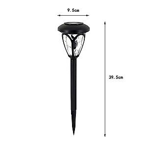 ZHUANYIYI 4 Pieces, Outdoor Solar Ground Plug-in Landscape Lights, Garden Lawn Waterproof Lighting, Home Garden Pavement Holiday Creative Decoration Lights