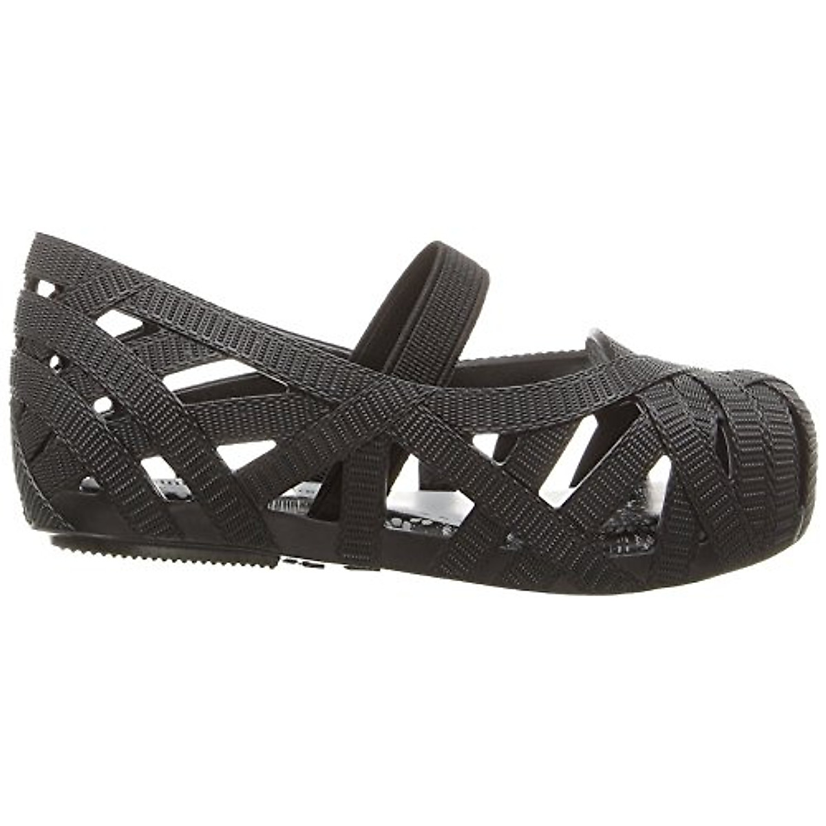 Mini Melissa Baby-Girl's Jean + Jason WU Ballet Flat, Black, 5 Regular US Toddler