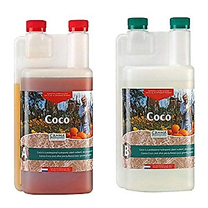 Canna CA1260+CA1270 Coco A & B, 1 L, Set of 2 Plant Growth, White/Brown