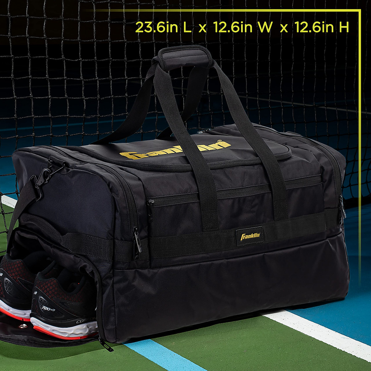 Franklin Sports Elite Duffel Bag, Black, One Size