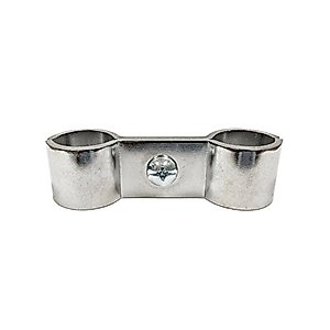Nexel Wire Shelf Post Clamp, 3.625"W x 1.375" Space, Chrome