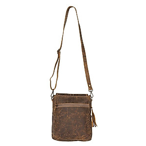 Myra Bag female Brown Beauty Leather Bag Upcycled Leather S-2168