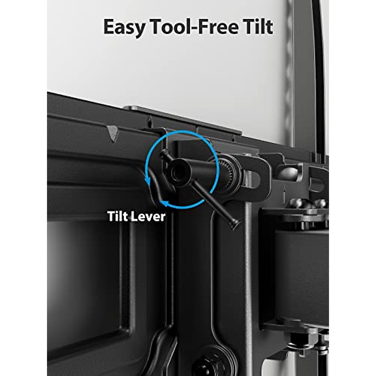 Pipishell Full Motion TV Wall Mount Bracket for 37-75 Inch LCD, QLED,OLED 4K Flat Curved TVs, Dual Arms Tilt Extension Swivel Articulating TV Mount, Max VESA 600x400mm up to 110lbs, Fits 16” Studs