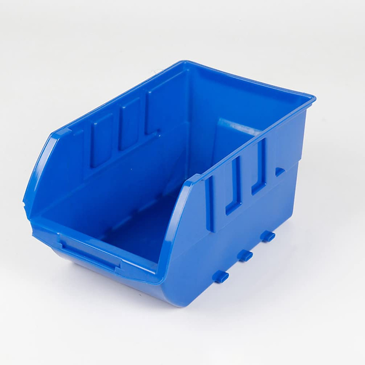 DOITOOL Multitools 10PCS Plastic Storage Bin Hanging Stacking Containers, Stackable Storage Bins Workshop Tool Organizer Bins for Parts Garage ( 14 x 8 x 7cm ) Wall Mounted Jewelry Organizer