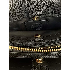 Coach Crossgrain Leather Mini Lille Carryall Satchel - Black, Small