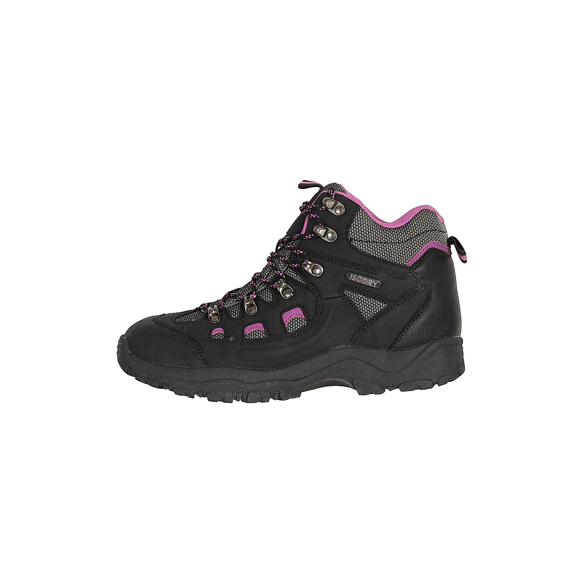 Mountain Warehouse Adventurer Womens Waterproof Hiking Boots Black Womens Shoe Size 8 US