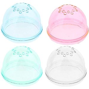PiniceCore 4pcs Hamster Tunnel External Tube Stopper Plug End Cap DIY Cage Baffle Accessories Random Color