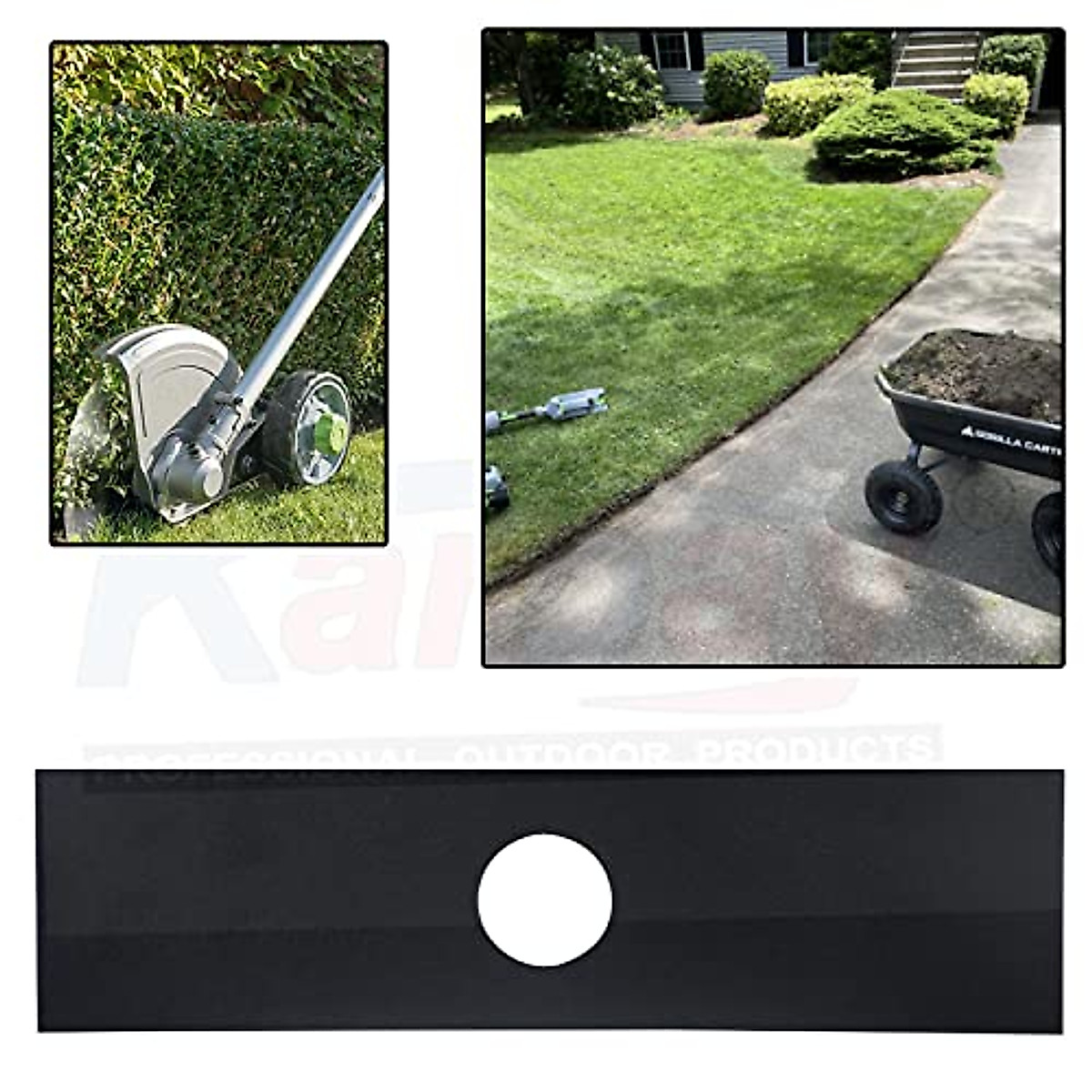 5 Pack 613223 Edger Blades Compatible with Ryobi, Echo, Stihl, Maruyama, Green Machine Edger, Replace 720-237-001, 4133-713-4101, 216062, 237001-1 Inch Center Hole