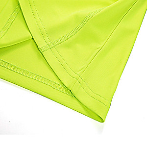 Men's HyperDri Short Sleeve T-Shirt Athletic Cool Running Top (Yellow,L)