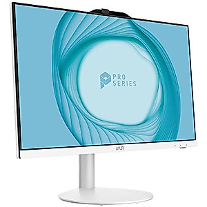 MSI PRO AP242 AIO Desktop, 23.8" FHD IPS-Grade LED, Intel Core i7-12700, 16GB Memory, 500GB SSD, WiFi 6, BT 5.1, White, Windows 11 Home (12M-057US)