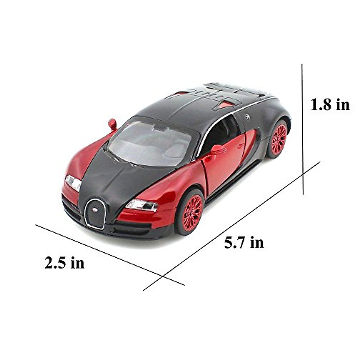 ZHFUYS 1:32 Bugatti Veyron diecast car,Alloy Model Cars Toy Cars for 3 to 12 Years Old