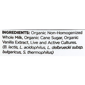 Maple Hill Creamery Yogurt Vanilla 100%Gr sugar freed, 32 oz