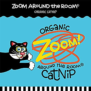 FAT CAT Fluff Bunnies Cat Toys - Catnip Kicker Toy, Blue/ Pink