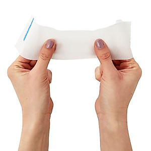 Juvale 500 Pack Disposable Barber Neck Strips for Hair Cutting, Salon, Barbershop Supplies (White, 2.4 x 11 In, 5 Rolls)