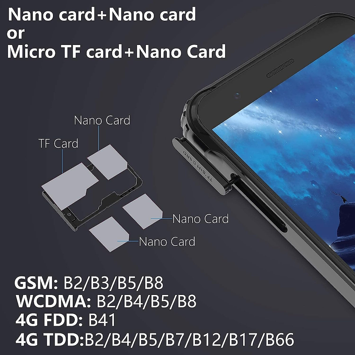 Unlocked Phones Rugged, Blackview BV4900 Smartphone, Android Cell Phone, 5580mAh 4G GSM Cell Phone, 5.7" HD+ Cellphones, 3GB+32GB/SD 128GB Waterproof Unlocked Smartphone, NFC Rugged tmobile Phone