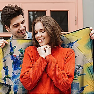 Bazillion Dreams Power Rangers Blue Ranger Fleece Softest Comfy Throw Blanket for Adults & Kids| Measures 60 x 45 Inches (Blue)