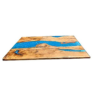 Epoxy Table, Live Edge Wooden Table, Epoxy Resin River Table, Natural Wood,Dining table, Natural Epoxy Table, Resin Table